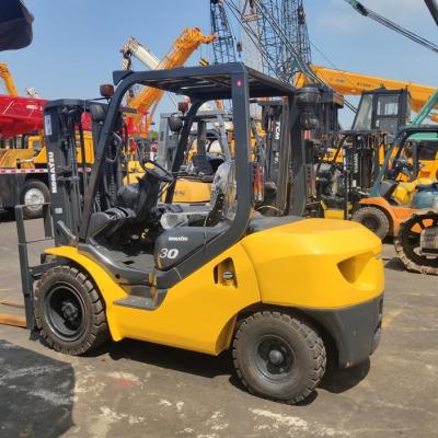 China 3 Ton Diesel FD30 Automatic Used Komatsu Forklifts with 48 KW Engine Power for sale