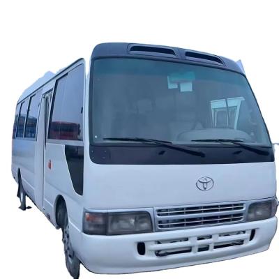 China Left Hand Drive Toyota Coaster Bus at with 9.00R20 Tires and 4L Engine Capacity for sale