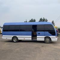 China 30 Seater Toyota Coaster Bus with Manual Transmission and Euro 3 Emission Standard for sale