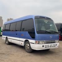 China 30 Seater Toyota Coaster Bus with Manual Transmission and Euro 3 Emission Standard for sale