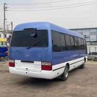China 30 Seater Toyota Coaster Bus with Manual Transmission and Euro 3 Emission Standard for sale