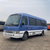 China 30 Seater Coaster Bus Reconditioned Used Toyota Coaster with Manual Transmission for sale