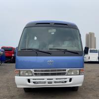 China 30 Seater Coaster Bus Reconditioned Used Toyota Coaster with Manual Transmission for sale