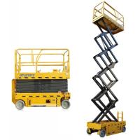 China Top-notch Diesel Scissor Lift with 1877mm Wheelbase and 2.5m Min. Lifting Height for sale