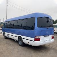 China Customer's Requirement Get a Used Toyota Coaster Bus with 30 Seats and Left Hand Drive for sale