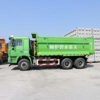 China SHACMAN f3000 380 hp 10 tires dump tipper truck used and with air suspension driver's seat for sale