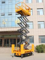 China 1360 mm Wheelbase Hydraulic Self-Propelled Scissor Lift for Lifting Tools in Ground for sale