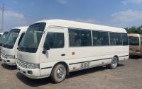 China 7m 30 Seater Toyo Ta Coaster Bus Engine Capacity 4L Overall Dimensions mm 7725x2000x2600 for sale