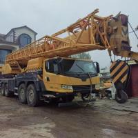 China 80 Ton Truck Crane with Telescopic Hydraulic Arm in 2018 and 2001-4000 Working Hours for sale