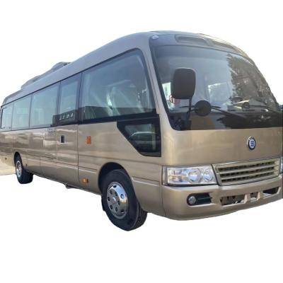 China 30 Seats 4*2 Toyota Coaster Bus G.V.W 7400kg Used For Your Passenger Transport for sale