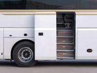 China 50 Seater Bus with Left Hand Drive Engine Capacity 8L Guaranteed Fuel Type Diesel for sale