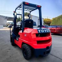 China Container Operations Demands 3ton Toyota Manual Diesel Forklift with 4-wheel Drive for sale