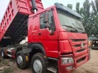 China SINO 8*4 Heavy-duty Dump Truck Tipper Truck LHD Capacity Load 11 20T Engine Capacity 8L for sale