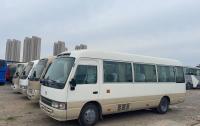 China Luxury Used Toyota Coaster 30 Seater Diesel Bus for Euro 3 Emission Standard for sale