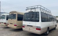 China Luxury Used Toyota Coaster 30 Seater Diesel Bus for Euro 3 Emission Standard for sale