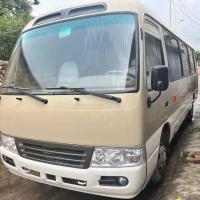 China 30 Seater Toyota Coaster Diesel Bus with Engine Capacity 4L and Manual Transmission for sale