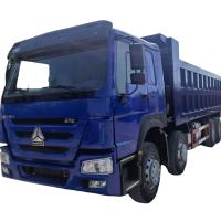 China 16 Wheeler HOWO 8X4 Heavy-duty Used Tipper Dump Truck with 300-400L Fuel Tank Capacity for sale