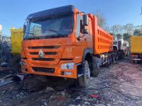 China 16 Tire Number LHD SINO Used Dump Truck HOWO 8X4 Heavy-duty Tipper Truck with HW Gear Box for sale
