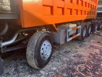 China 16 Tire Number LHD SINO Used Dump Truck HOWO 8X4 Heavy-duty Tipper Truck with HW Gear Box for sale