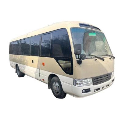 China Engine Capacity 4L Toyota Coaster 30 Seaters Left Hand Drive LHD Used Buses for Tourist for sale