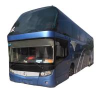 China 11m Used Double Decker Coach Bus in A/C and Affordable with Max Speed 71-90 km/h for sale