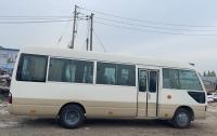 China 30 Seater Left Hand Drive Toyota Coaster Bus with Manual Transmission and Euro2-6 Emission for sale