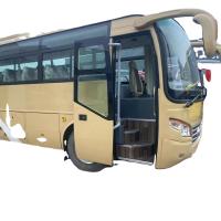 China 35 Seats Passenger Bus with AC Left Hand Drive Engine Capacity 8L Manual Transmission for sale