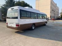 China 7005mm *2040mm *2860mm Manual Transmission Diesel Coaster Coach Buses for School for sale