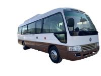 China 7005mm *2040mm *2860mm Manual Transmission Diesel Coaster Coach Buses for School for sale