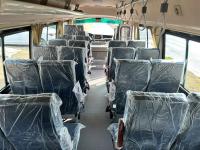 China Left Hand Toyota Coaster Bus 23-31 Seats Mini Bus with Good Diesel Engine Capacity 4L for sale