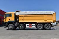 China SINOTRUCK 400HP 8*4 Heavy-duty Dump Truck with 2 Passengers and 360° Rear Camera for sale