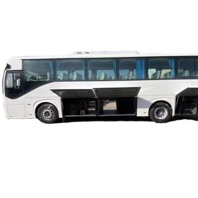 China High Capacity 50 Seats Used Diesel Coach Buses for Factories and Schools Manual Gearbox for sale