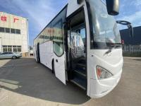 China High Capacity 50 Seats Used Diesel Coach Buses for Factories and Schools Manual Gearbox for sale