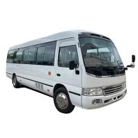 China Turbo Charger Engine 2022 2023 Year 30 Seater Toyo ta Coaster Bus LHD RHD Used for sale