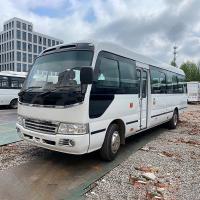 China Turbo Charger Engine 2022 2023 Year 30 Seater Toyo ta Coaster Bus LHD RHD Used for sale