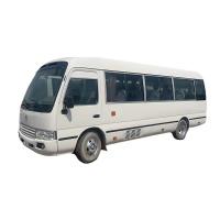 China Good Condition 30 Seats Used Toyota Coaster Bus with LHD Steering and Luxury Features for sale