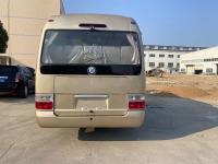 China Left Hand Drive Toyota Coaster Bus with 30 Passenger Capacity and Manual Transmission for sale