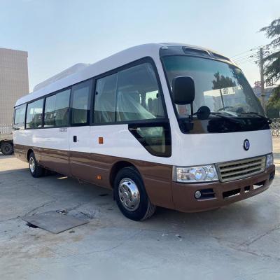 China Tourist Luxury Bus with Euro 3 Emission Standard 30 Seaters Toyota Coaster Bus for sale