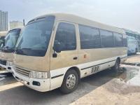China Left Drive 30 Seater Toyota Coaster Bus 7005*2040*2785mm Dimensions Affordable for sale