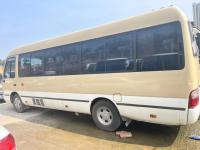 China Left Drive 30 Seater Toyota Coaster Bus 7005*2040*2785mm Dimensions Affordable for sale