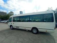 China Used Toyota Coaster Bus 29 Seats LHD Steering Position EQ6701LHT Model Well Refurbished for sale