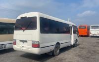 China Tire 7.00R16 Toyota Coaster 29 Seats Sliding Windows Bus with Manual Transmission for sale