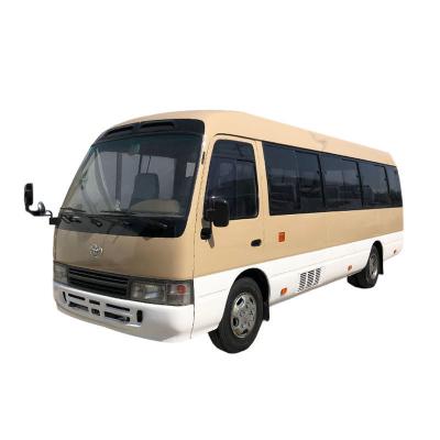 China Max Power 113/5200kw Euro 3 Left Hand Drive Diesel 29 Seats Used Toyota Coaster Bus for sale