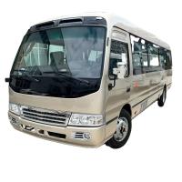 China 30 Seaters Toyota Coaster Bus Manual Transmission and 215/75R17.5 Tires for B2B Marke for sale
