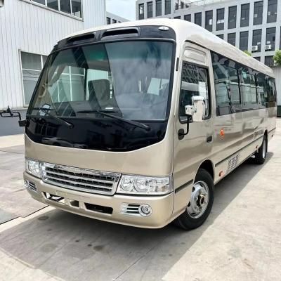 China Customer's Requirement Left Hand Drive Coaster Bus with 85L Oil Tank for sale