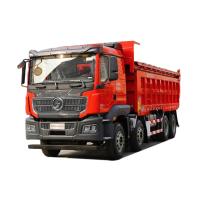 China 350hp 8x4 6.8m Shacman Dump Tipper Truck with 12 Tires and Euro 2 Emission Standard for sale
