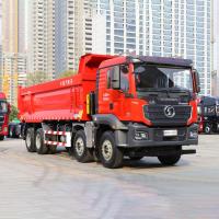 China 350hp 8x4 6.8m Shacman Dump Tipper Truck with 12 Tires and Euro 2 Emission Standard for sale