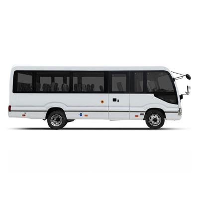 China Luxury Diesel Engine 19 Seats Mini Bus Coaster Bus with and Curb Weight of 4100kg for sale