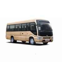 China Luxury Diesel Engine 19 Seats Mini Bus Coaster Bus with and Curb Weight of 4100kg for sale
