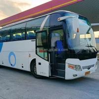 China Yutong Used Bus 54 Seater Left Hand Drive Coaches with Max Speed 90km/h and 2 Airbags for sale